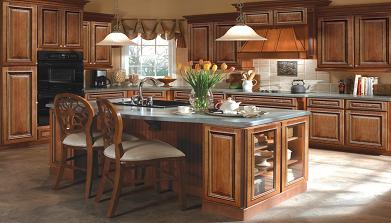 Â Chestnut Glaze Kitchen Cabinets In Miami Florida
